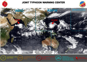 台風3号2023米軍とwindy気象庁の進路予想！日本への接近と影響についても