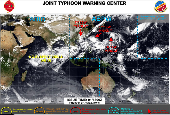 台風9号2023米軍と気象庁windyの進路予想！沖縄への上陸と接近はいつ？
